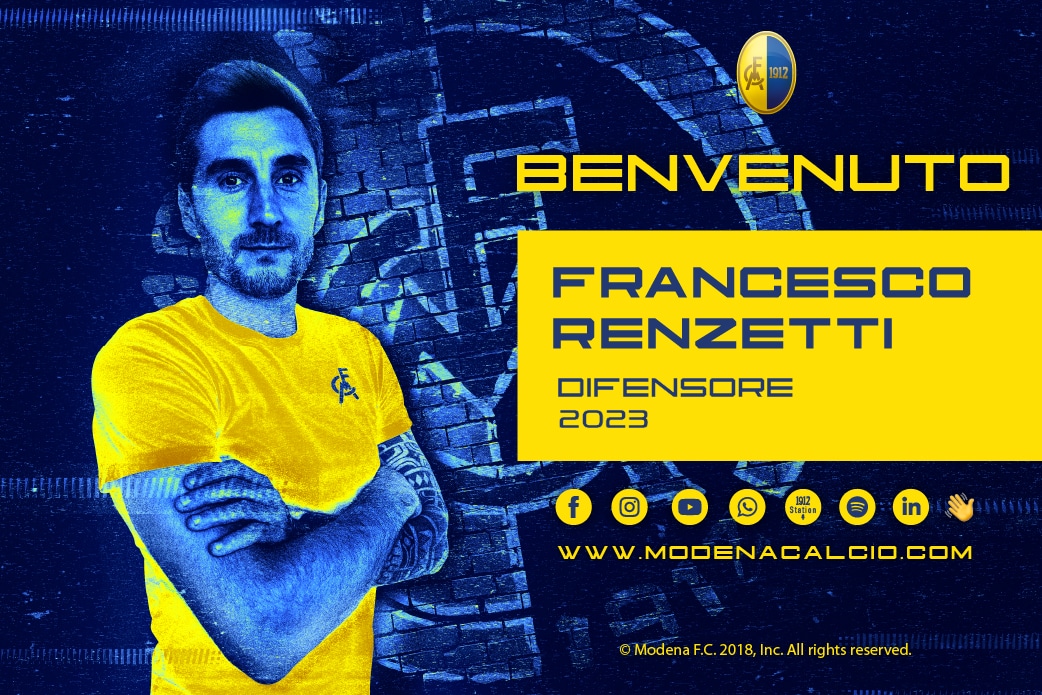 Renzetti primo acquisto - Modena FC