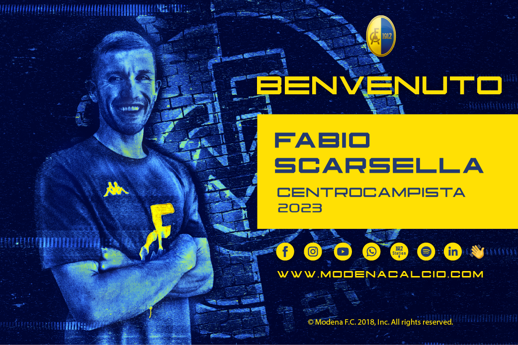 Tesserato Fabio Scarsella - Modena FC